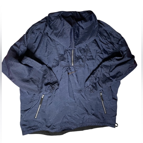 Nike | Jackets & Coats | Center Swoosh Vintage Nike Anorak Windbreaker ...